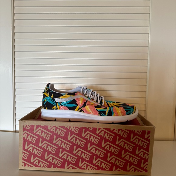 Vans | Shoes | Vans Iso 5 Like New Tropical Leaves Black W95m8 | Poshmark